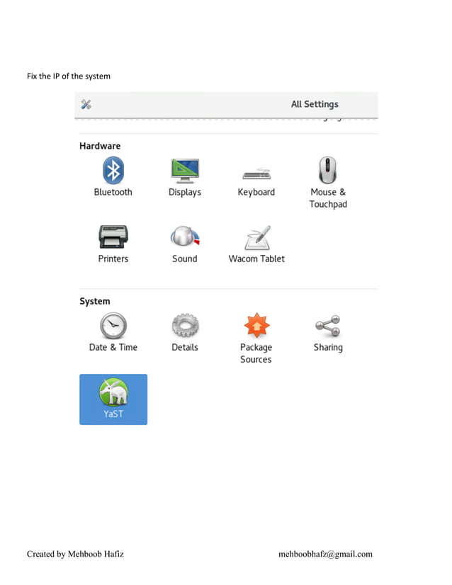 Installation Of Sap Hana Db System On Suse Linux Pdf Operating