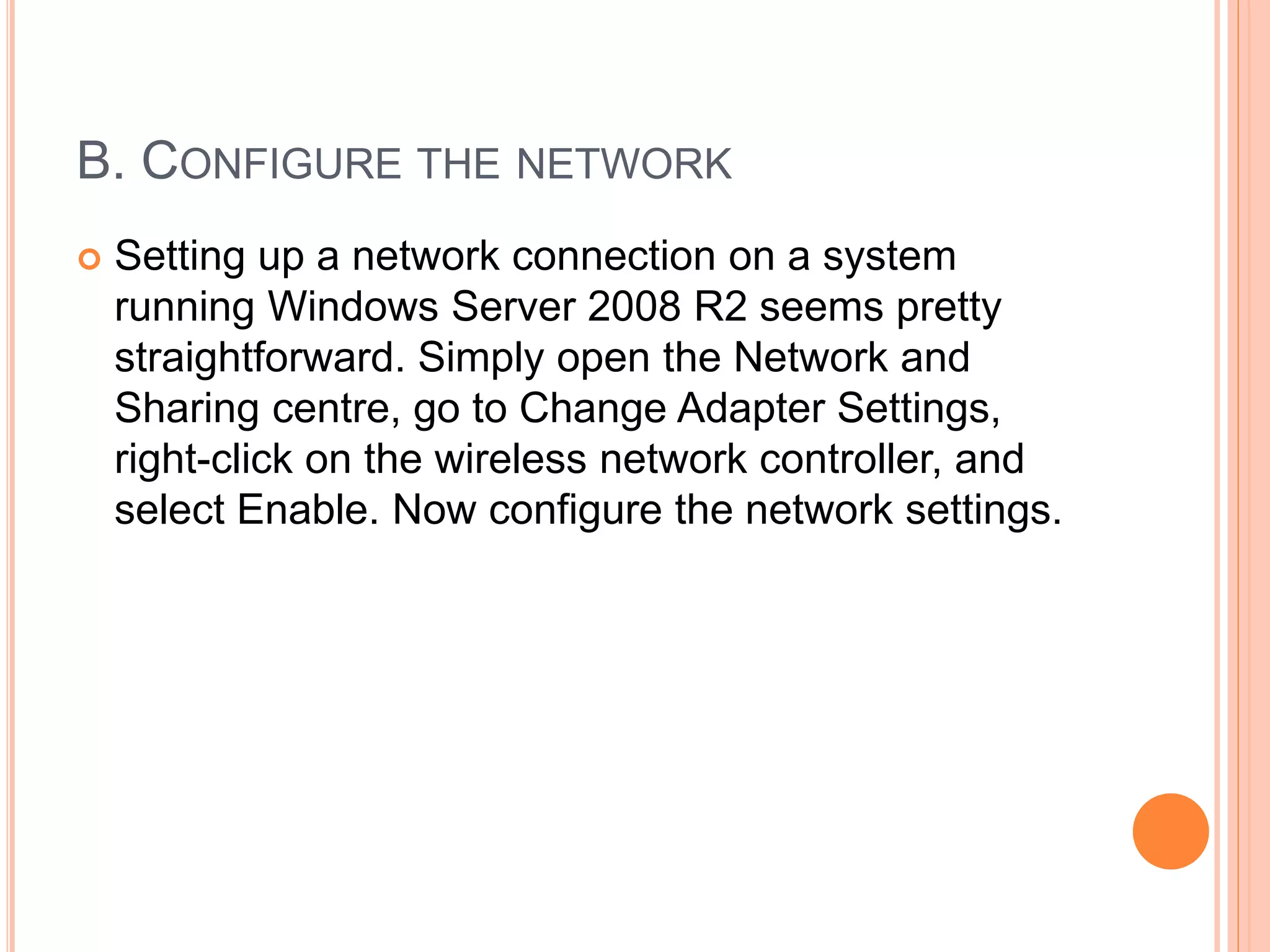 Installation of server 2008 r2 | PPT