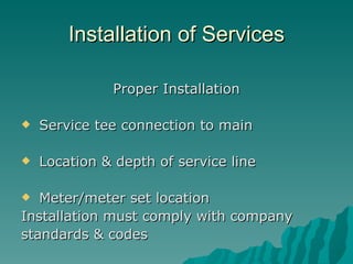Installation of services | PPT