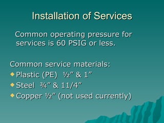 Installation of services | PPT