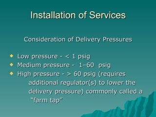 Installation of services | PPT
