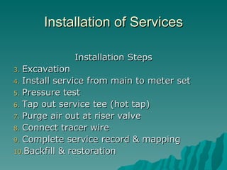 Installation of services | PPT