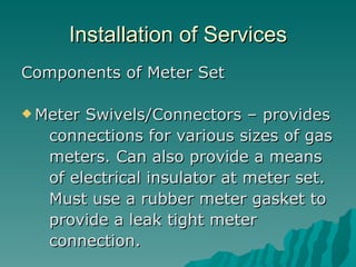 Installation of services | PPT