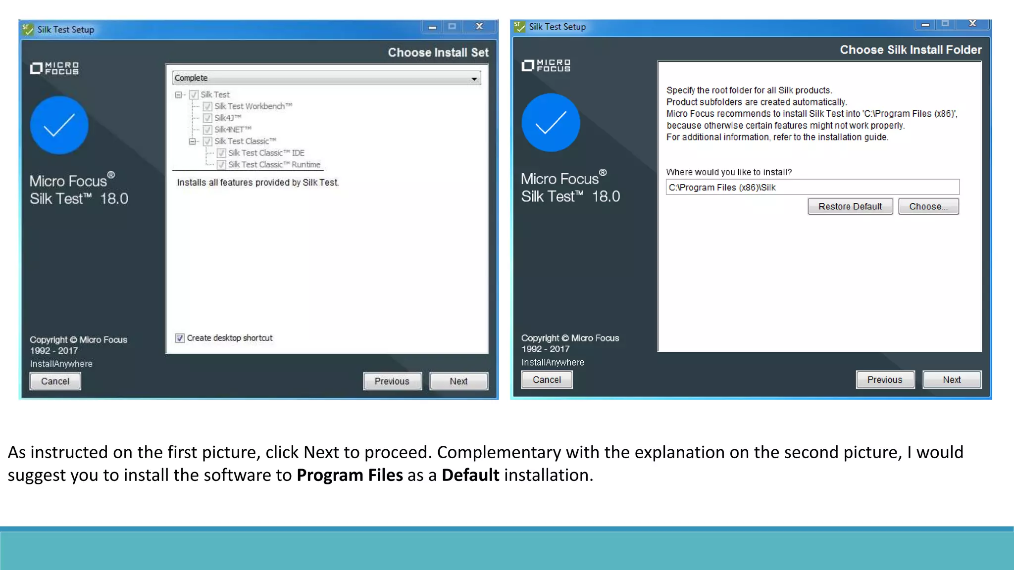 Installation of Silk Test Framework | PPT