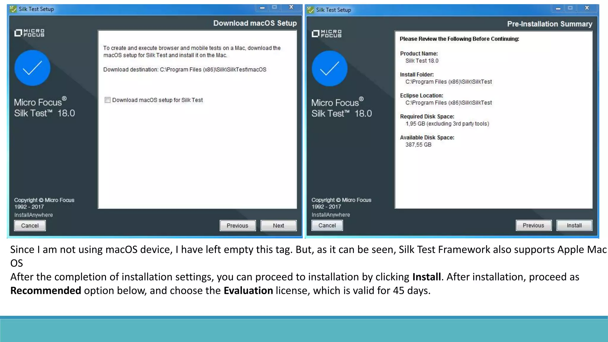 Installation of Silk Test Framework | PPT
