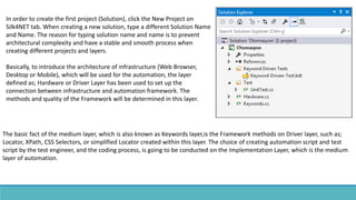 Installation of Silk Test Framework | PPTX