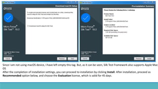 Installation of Silk Test Framework | PPTX