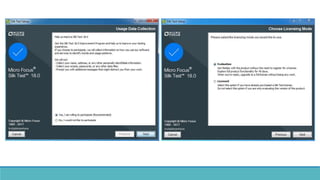 Installation of Silk Test Framework | PPTX