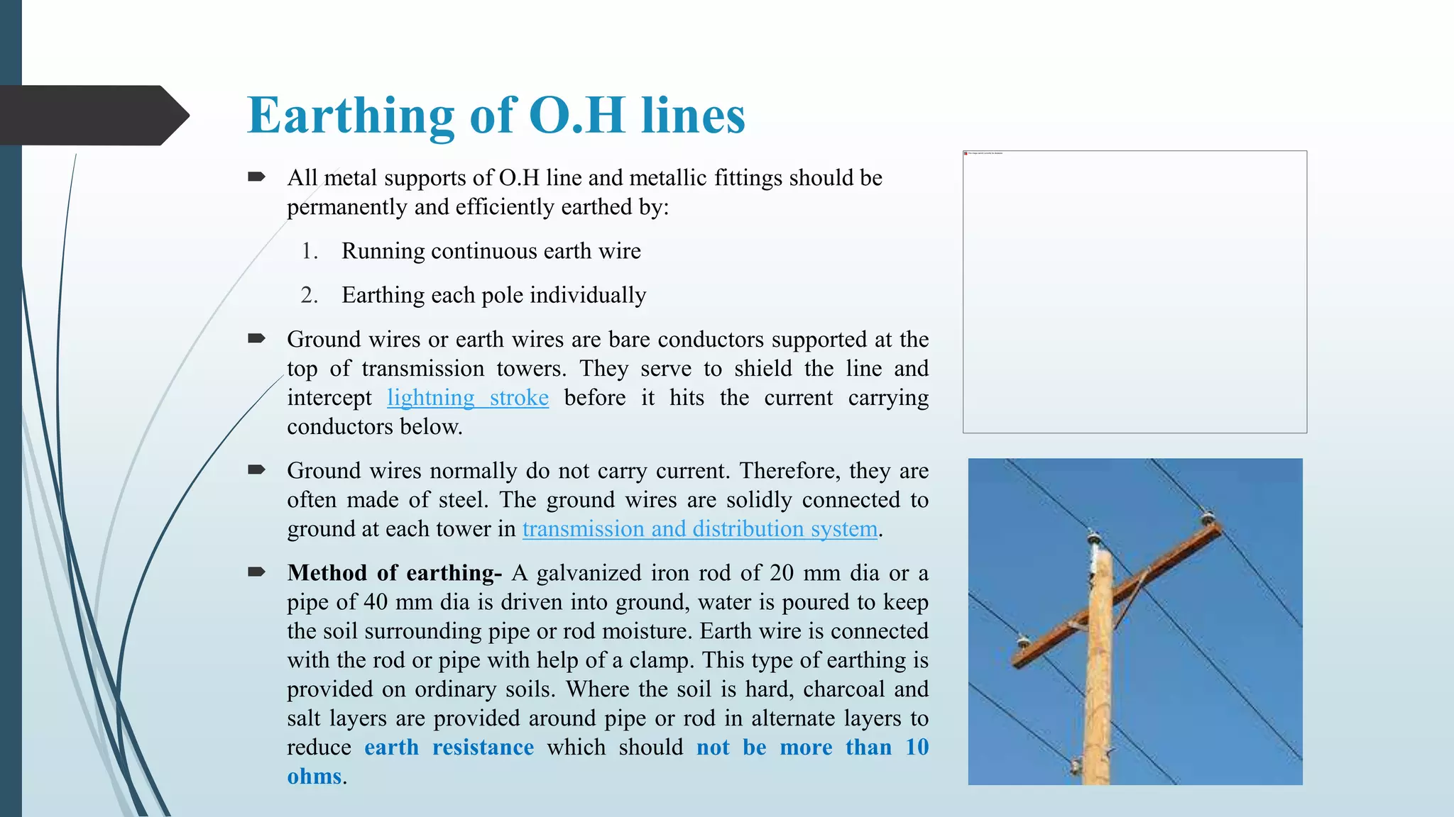 Installation of Transmission and Distribution Lines.pptx | Civil ...