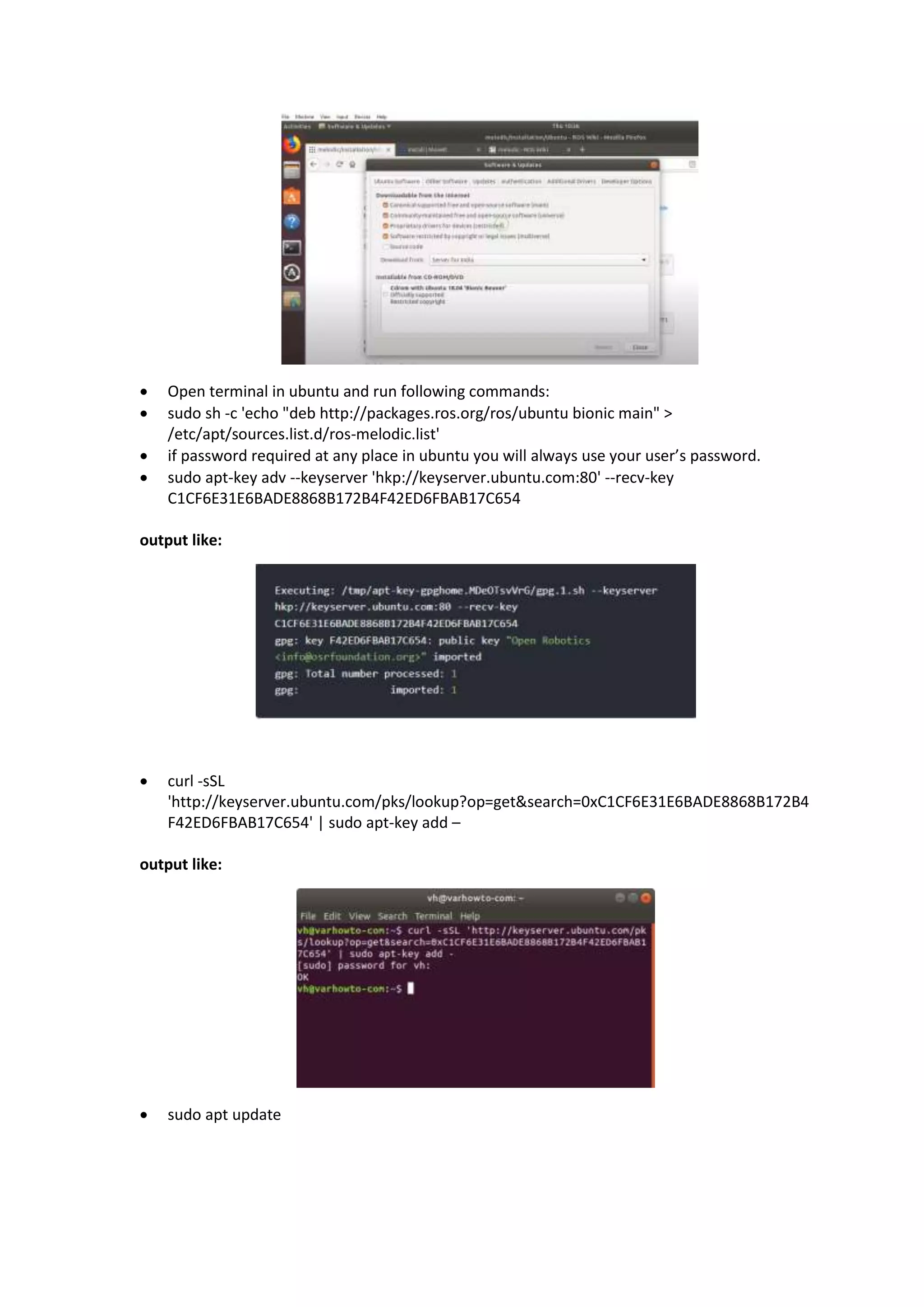 INSTALLATION OF UBUNTU 18 and ROS installation in UBUNTU 18.04.docx