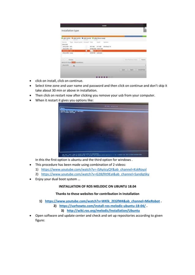 INSTALLATION OF UBUNTU 18 and ROS installation in UBUNTU 18.04.docx