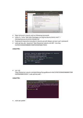 INSTALLATION OF UBUNTU 18 and ROS installation in UBUNTU 18.04.docx