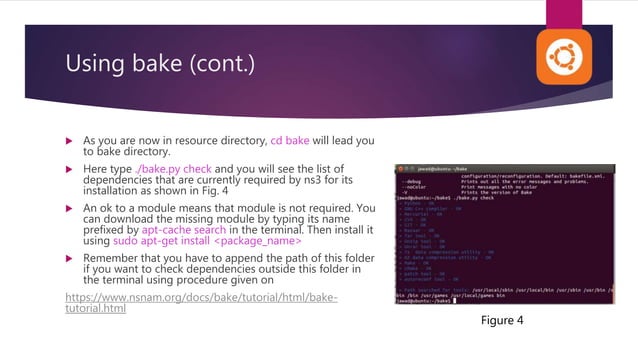Installation of ubuntu, ns3 and compiling first | PPTX