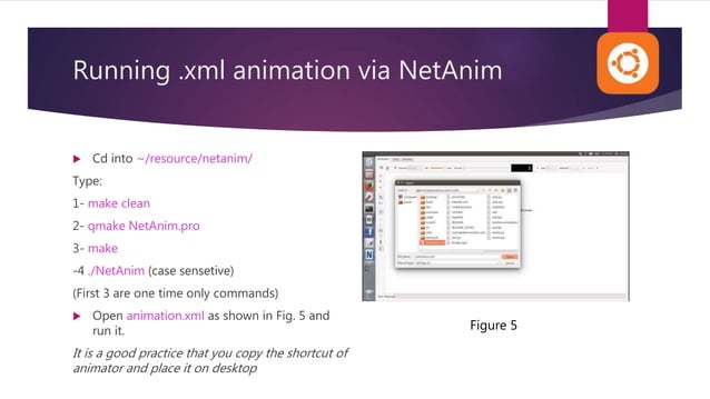 Installation of ubuntu, ns3 and compiling first | PPTX