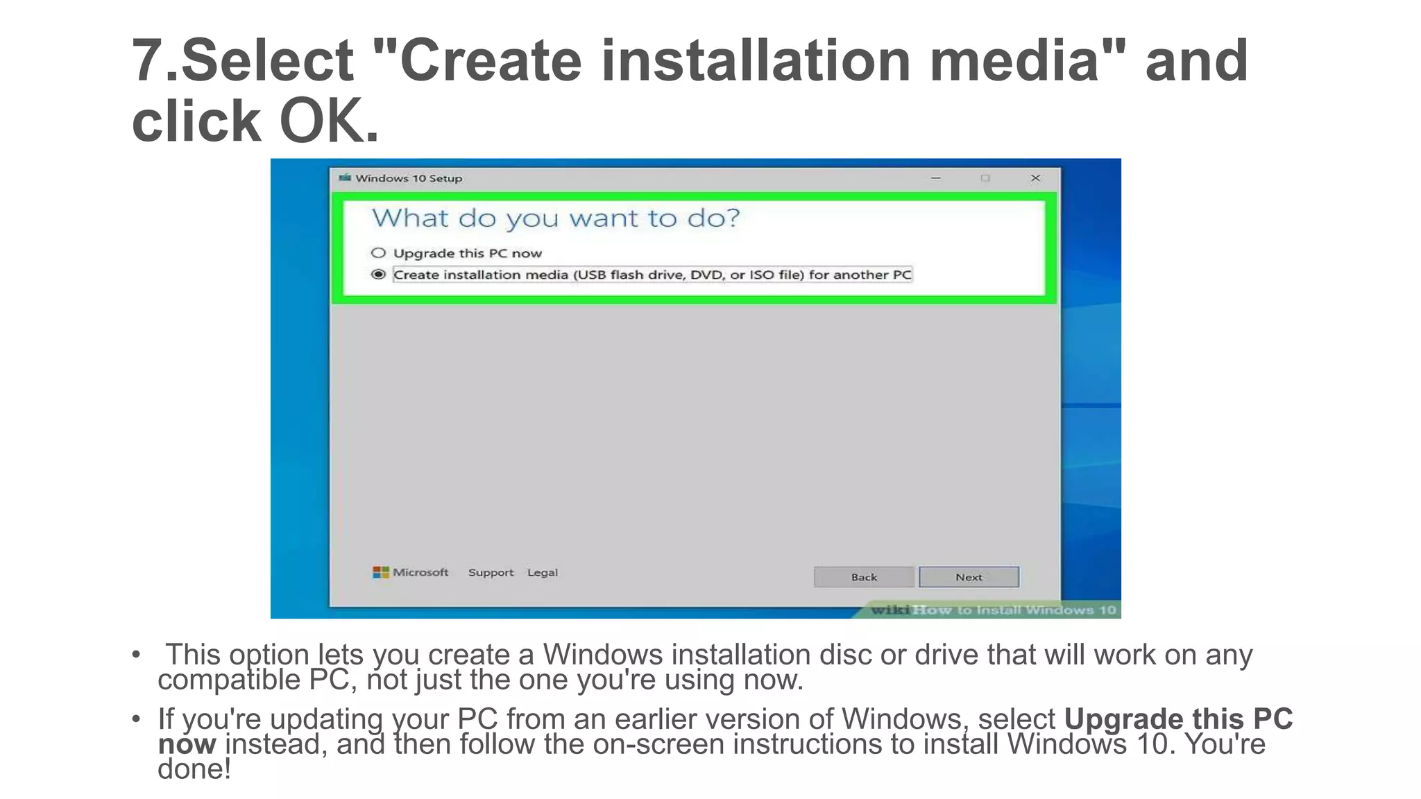 Installation of windows 10 operating system.pptx
