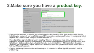 Installation of windows 10 operating system.pptx