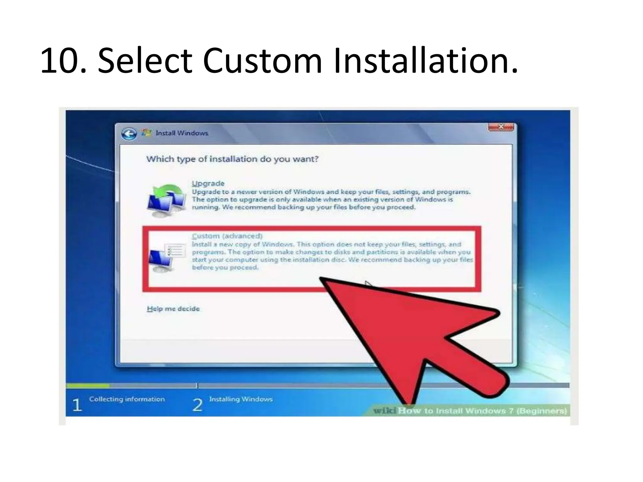 INSTALLATION OF WINDOWS 7 OS.pptx | Operating Systems | Computer ...