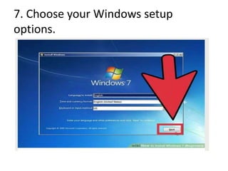 INSTALLATION OF WINDOWS 7 OS.pptx