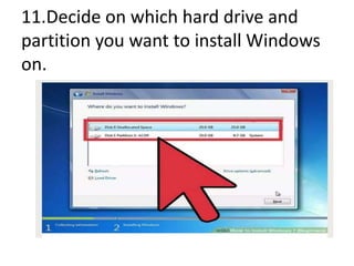 INSTALLATION OF WINDOWS 7 OS.pptx