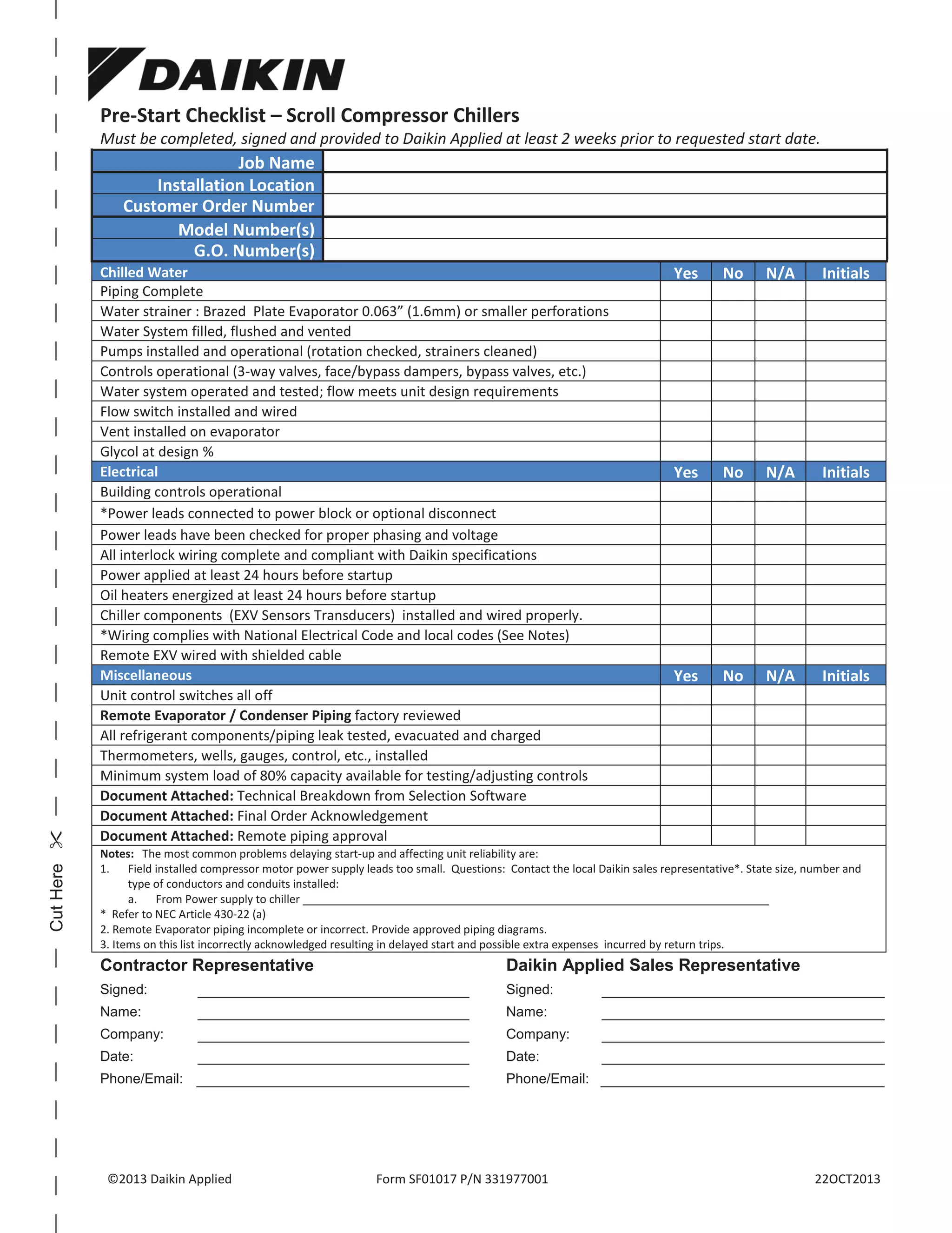 Installation, operation, | PDF