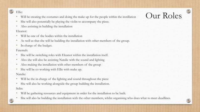 Installation Presentation | PPTX