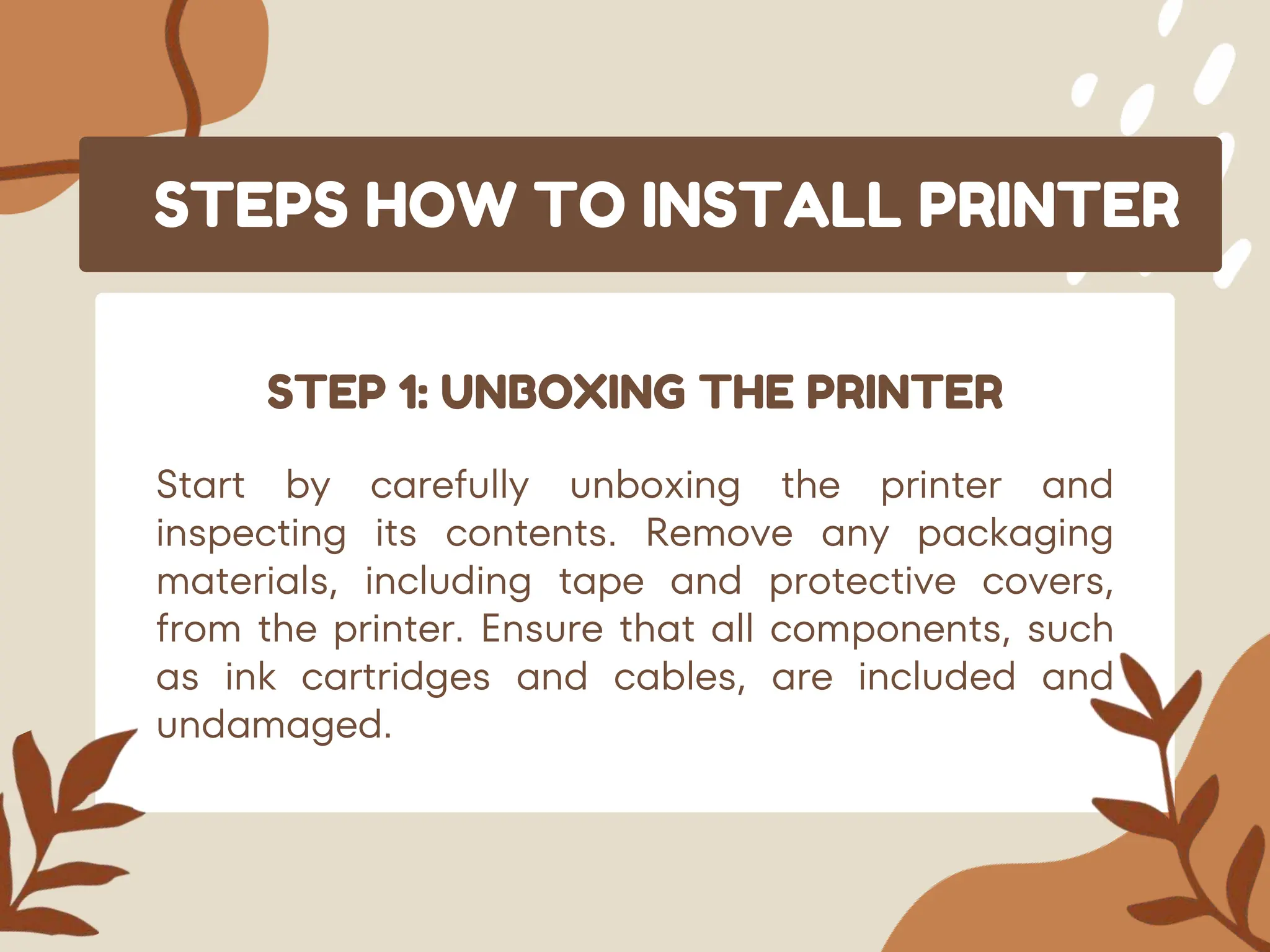 Printer Installation: How To Install Printer? | PPTX