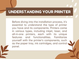 Printer Installation: How To Install Printer? | PPTX