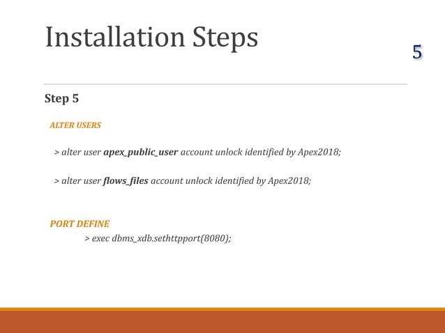 Oracle Apex Installation (EPG) | PPTX | Computing | Technology & Computing