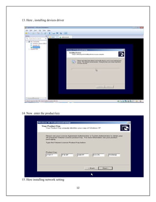 Installation steps about window server 2003 and windows XP in virtualbox | DOCX