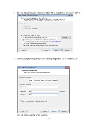 Installation steps about window server 2003 and windows XP in ...