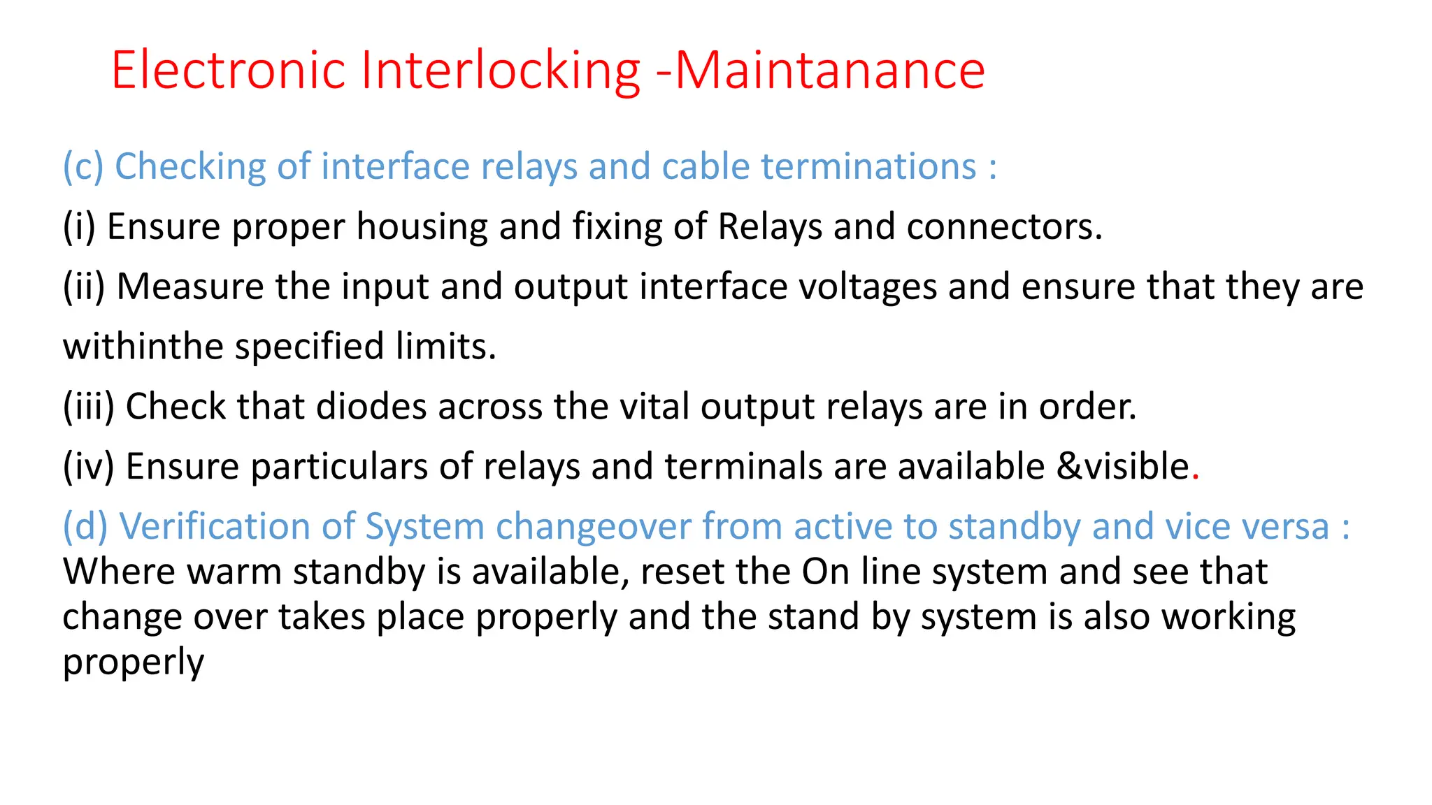 Installation, Testing and commioning of Electroninc interlocking.pptx
