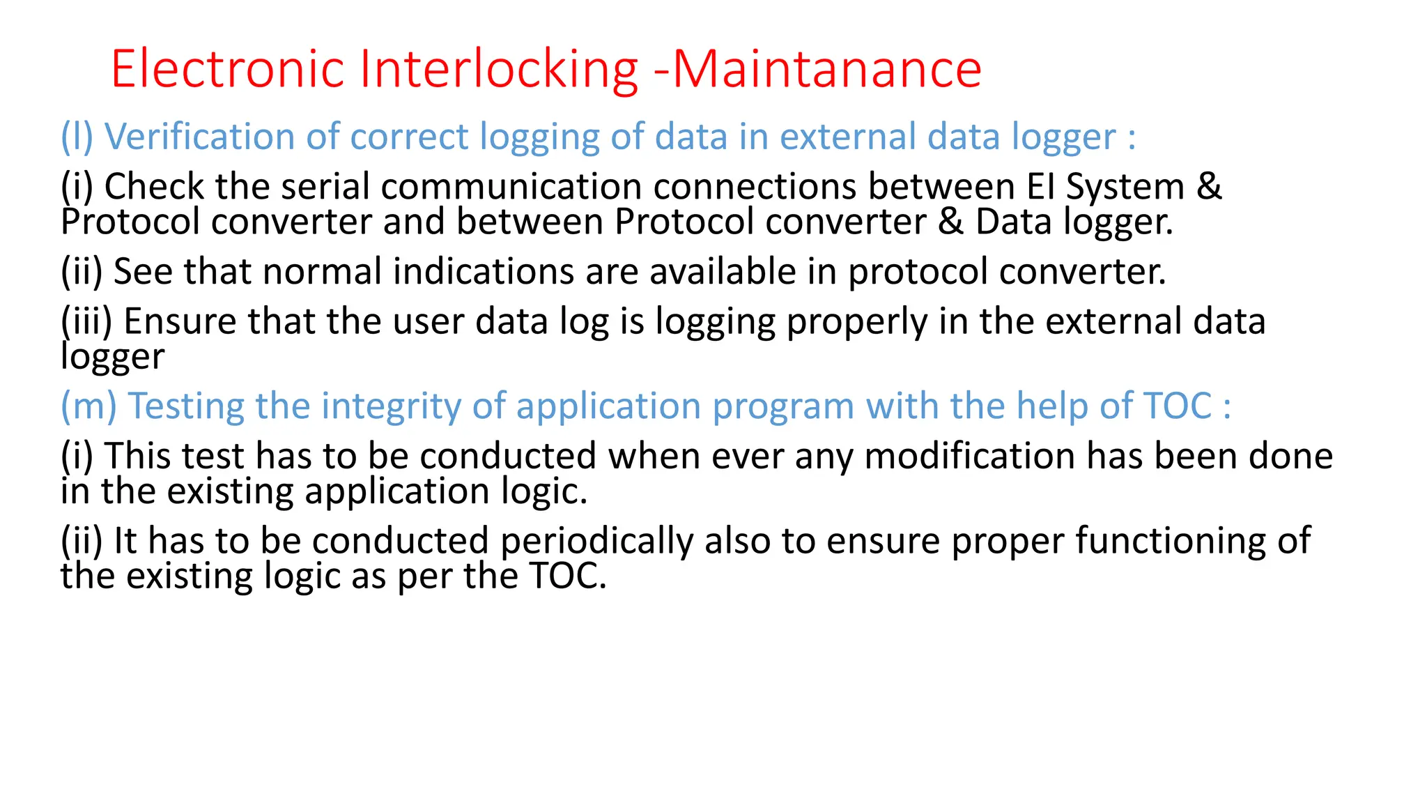 Installation, Testing and commioning of Electroninc interlocking.pptx
