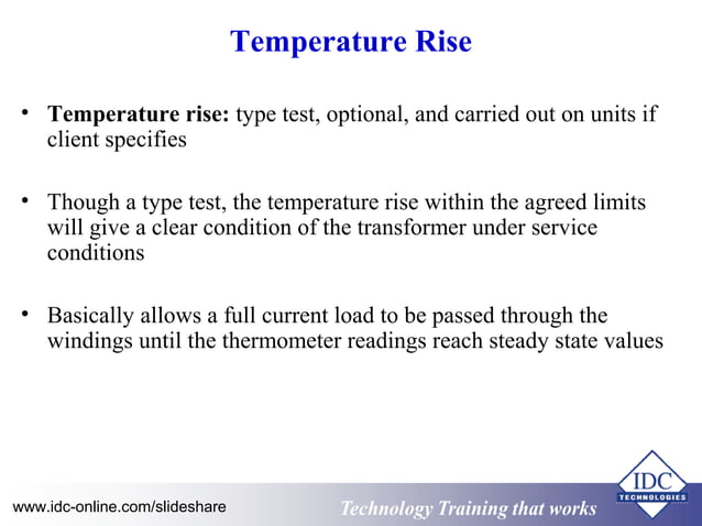 Installation Testing And Troubleshooting Of Transformers Ppt Physics Science