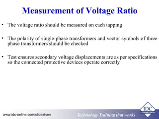 Installation, Testing and Troubleshooting of Transformers | PPT