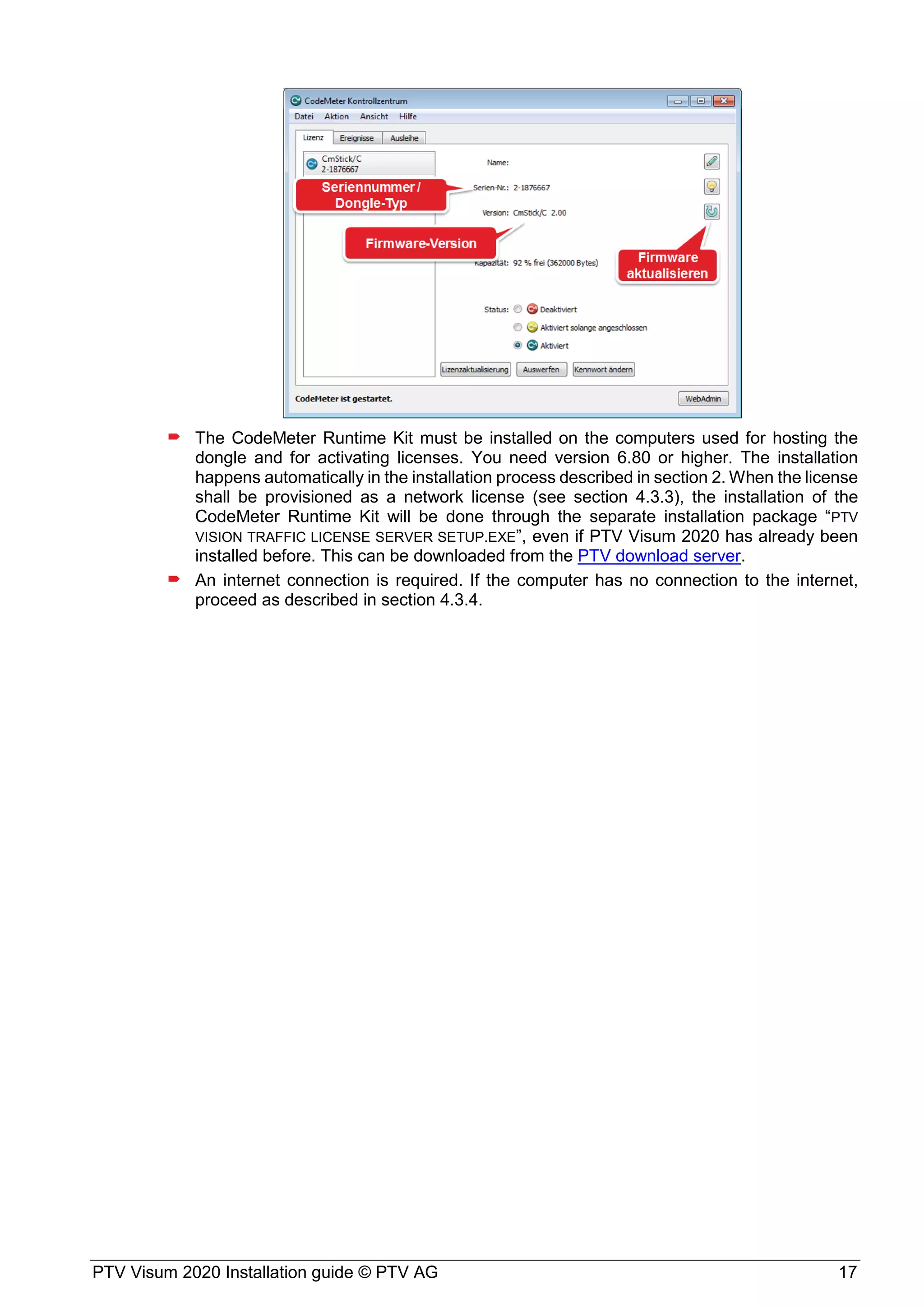 Installation visum2020 | PDF