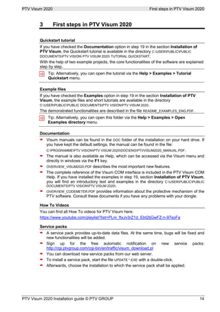 Installation visum2020 | PDF