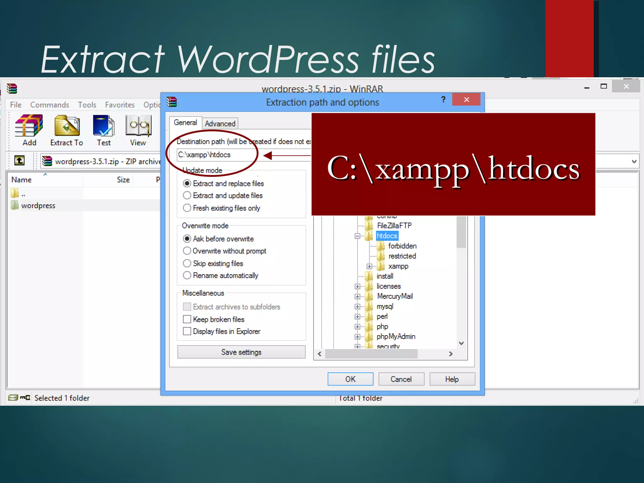 Installation Xampp And Wordpress On Localhost Ppt Computing