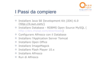 Installazione del cms alfresco | PPT