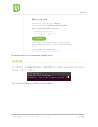 Install Qt/Qt Quick for Android devices | PDF