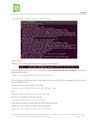 Install Qt/Qt Quick for Android devices | PDF