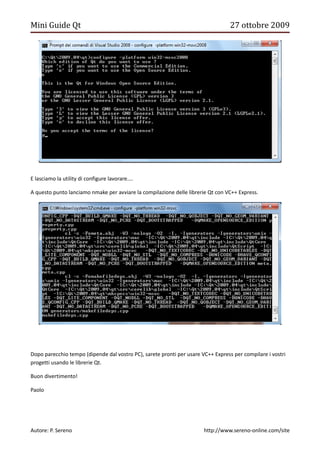Qt 4.5.3 con Visual C++ Express 2008 (edizione gratuita!) | PDF | Computer Software and ...