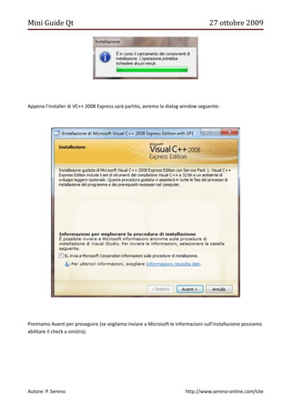 Qt 4.5.3 con Visual C++ Express 2008 (edizione gratuita!) | PDF | Computer Software and ...