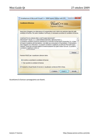 Qt 4.5.3 con Visual C++ Express 2008 (edizione gratuita!) | PDF | Computer Software and ...