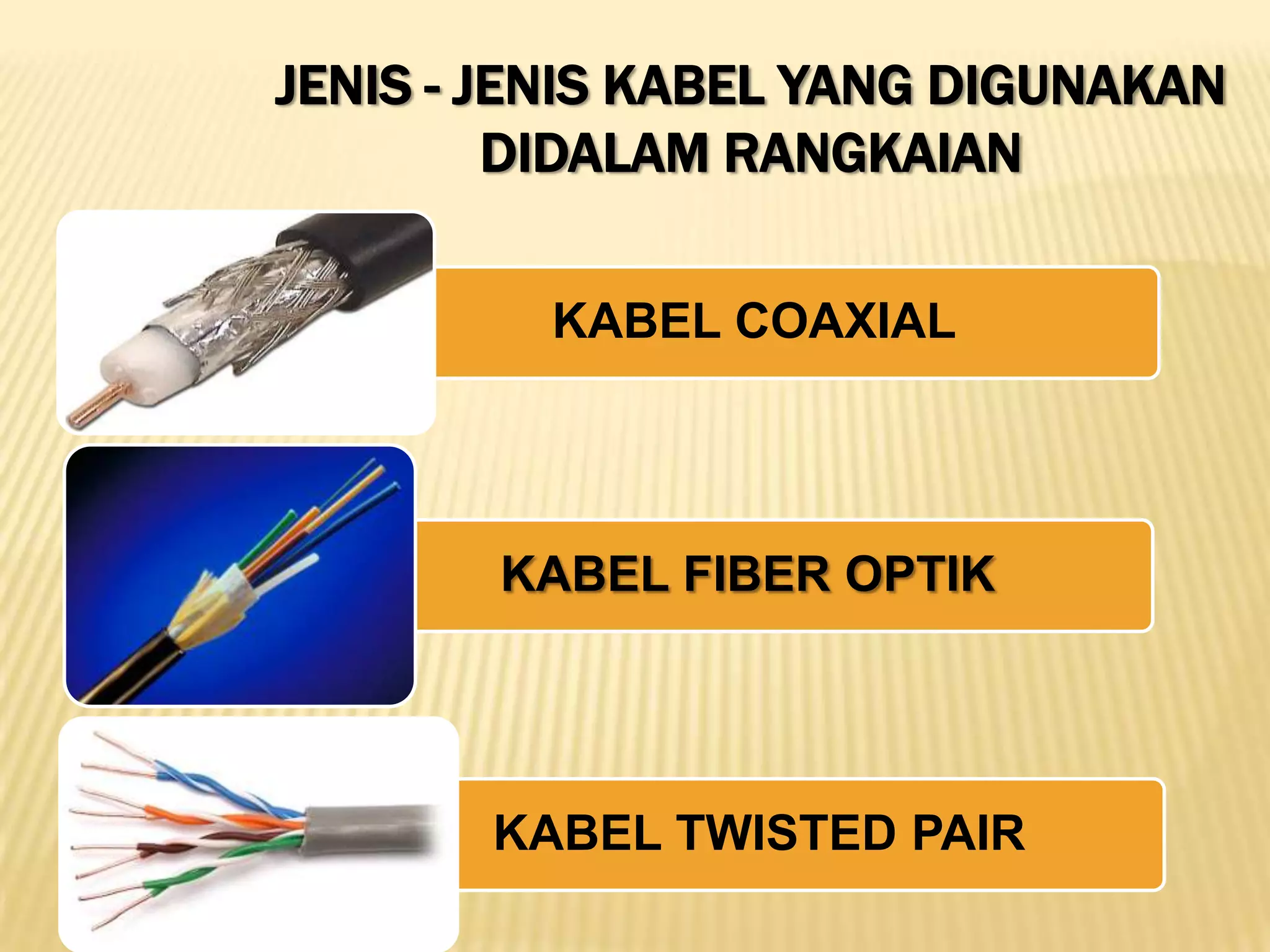 Install computer network cabling (teori) | PPTX