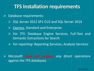Install, configure and customize TFS 2013 | PPT