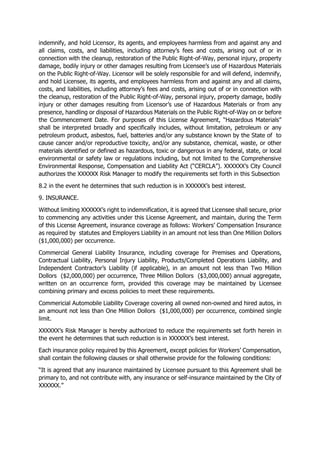 INSTALL, OPERATE & MAINTAIN LICENSE AGREEMENT | PDF