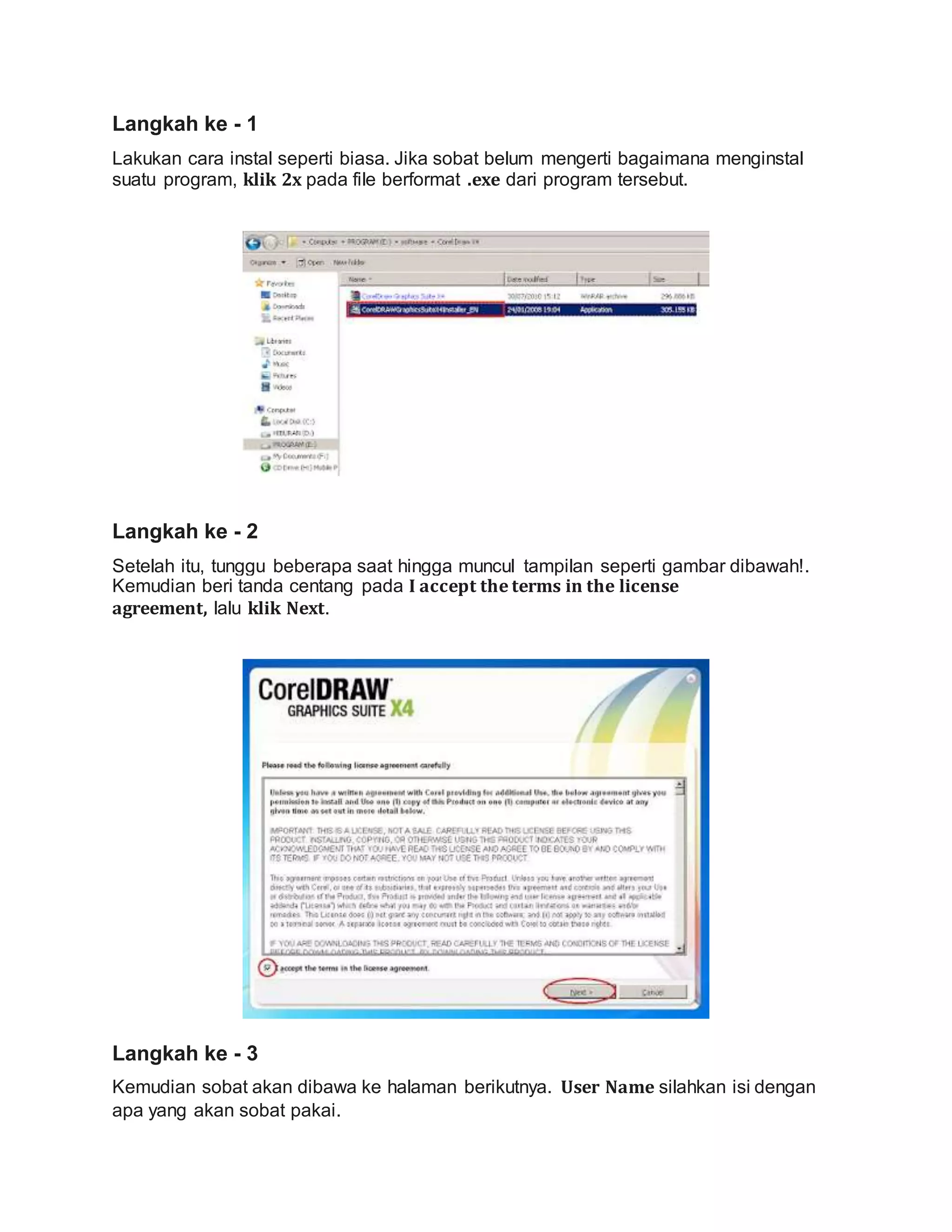 Install corel x4 | PDF