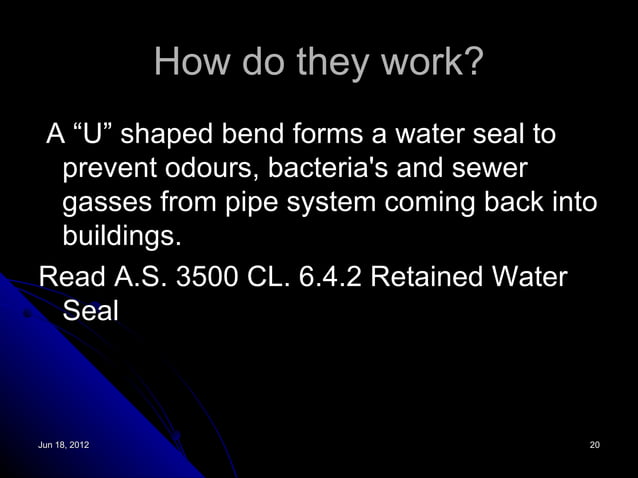 Install discharge pipes | PPT