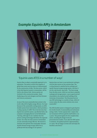 Installect: sustainable cooling for data centres with ates | PDF