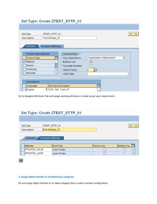 Installed base configuration steps | PDF